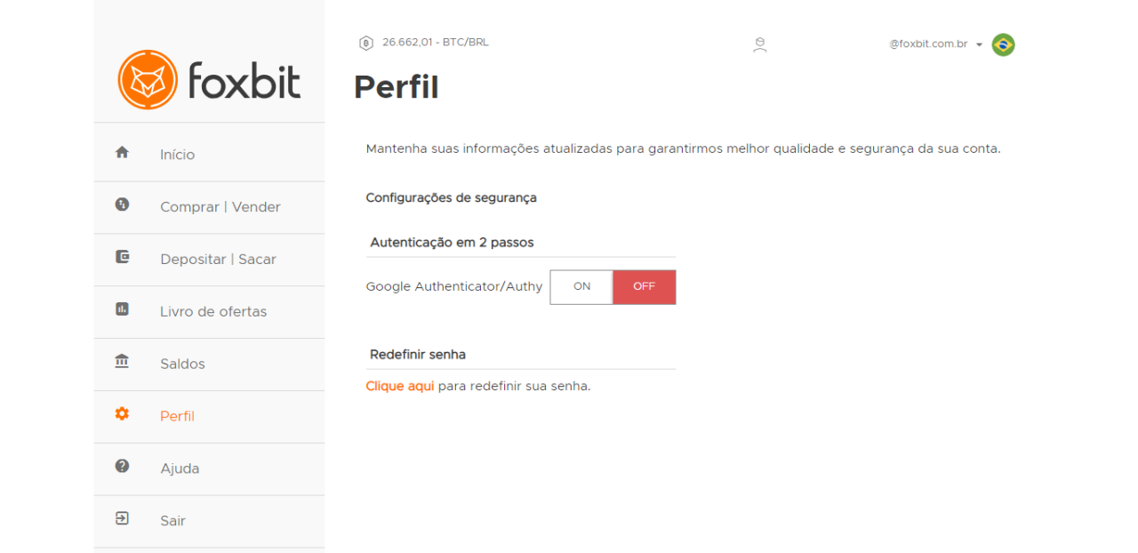 Veja as últimas atualizações na Exchange - Foxbit